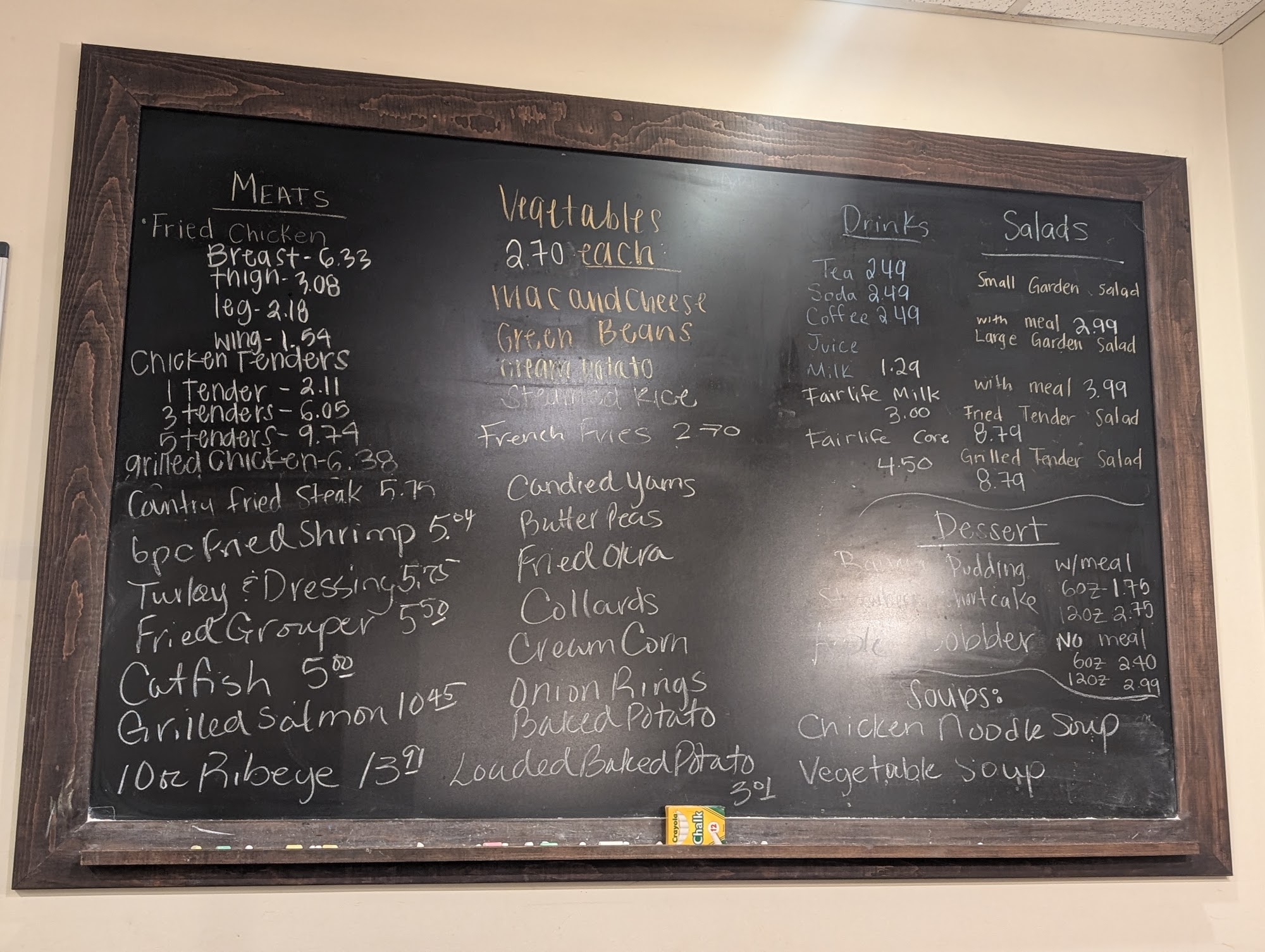 Longstreet Cafe MENU (update April 2025)